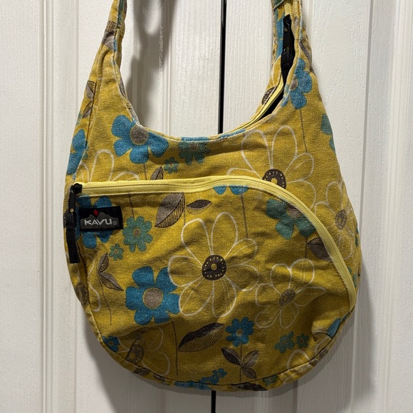 Kavu | Bags | Kavu Sydney Satchel In Yellow Floral Design | Poshmark
